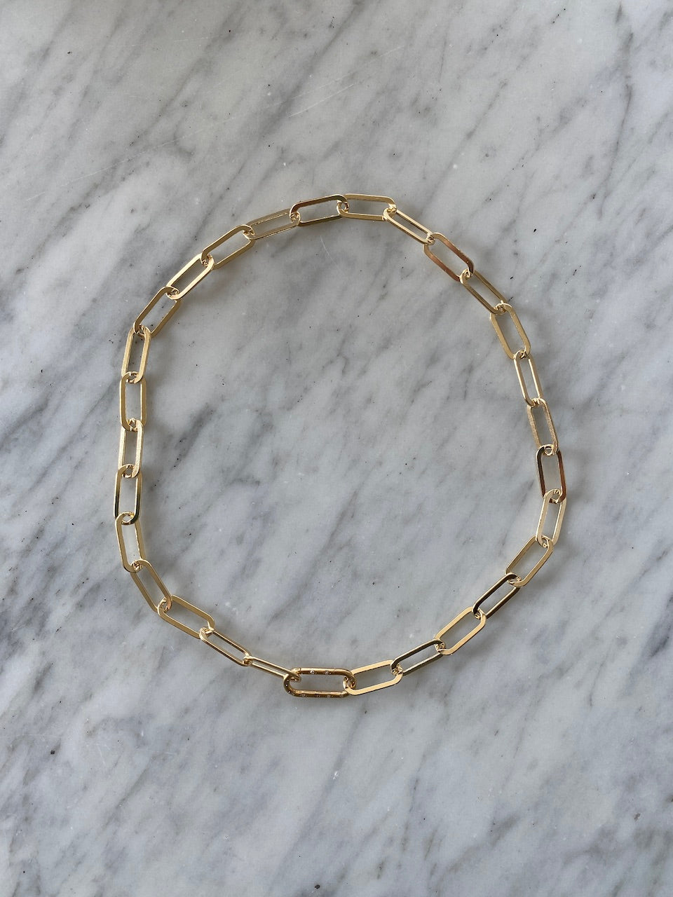 Gold-Filled Jumbo Link Collar Necklace with Clip – HART